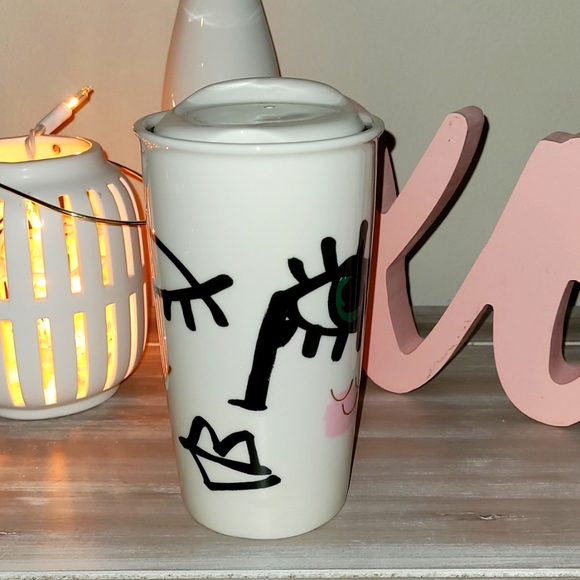 Starbucks | Other | Starbucks 25 Winking Face Travel Mug | Poshmark